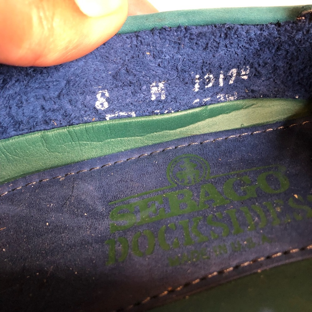 Sebago Dockside Multicolor Boat Leather Shoes - Gem